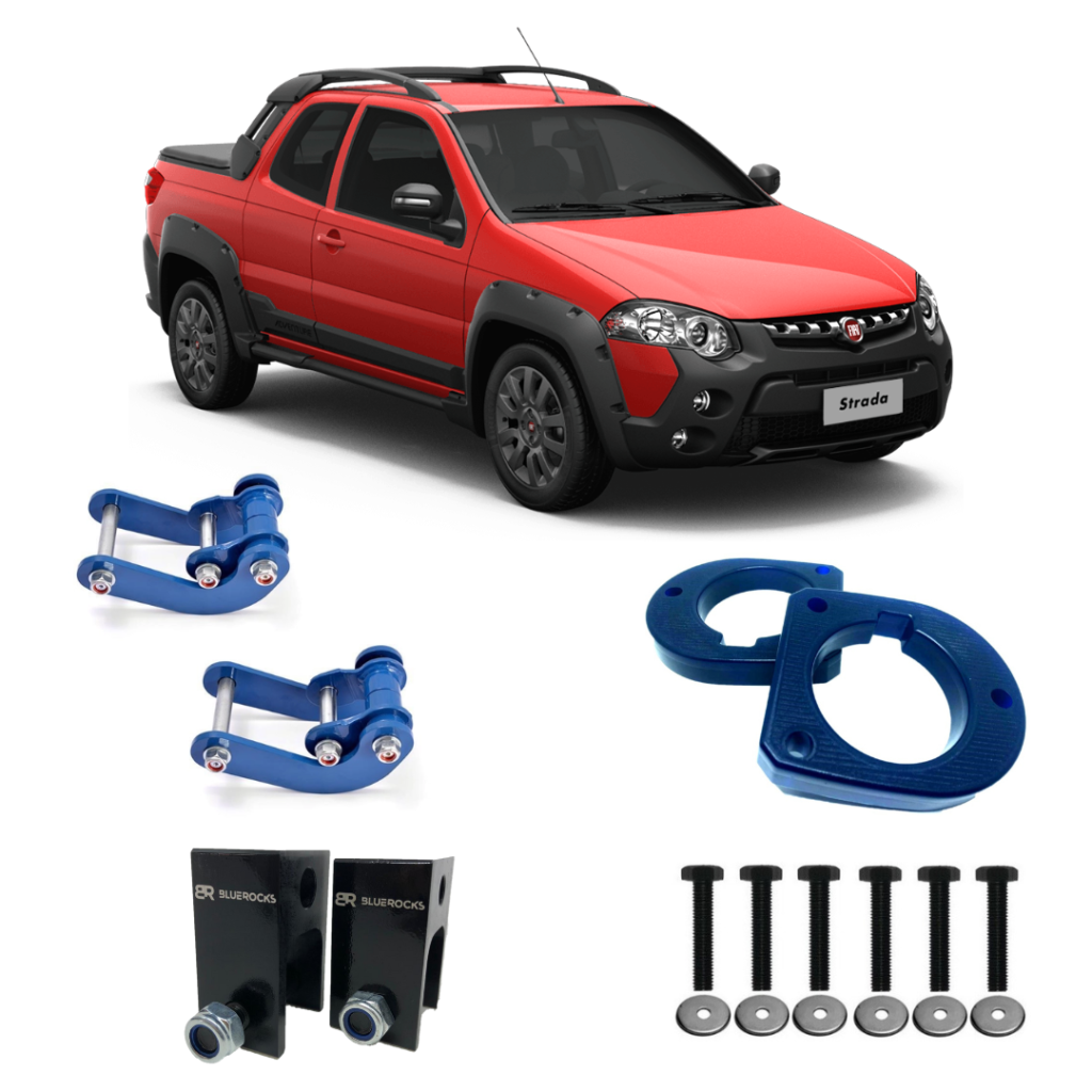 KIT LIFT STRADA 1999 A 2020 – 2 POLEGADAS COM JUMELO – Blue Rocks
